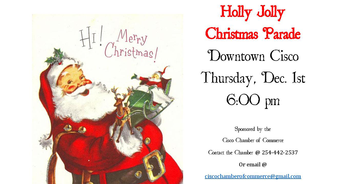 Holly Jolly Christmas Parade in Cisco - Microplex News