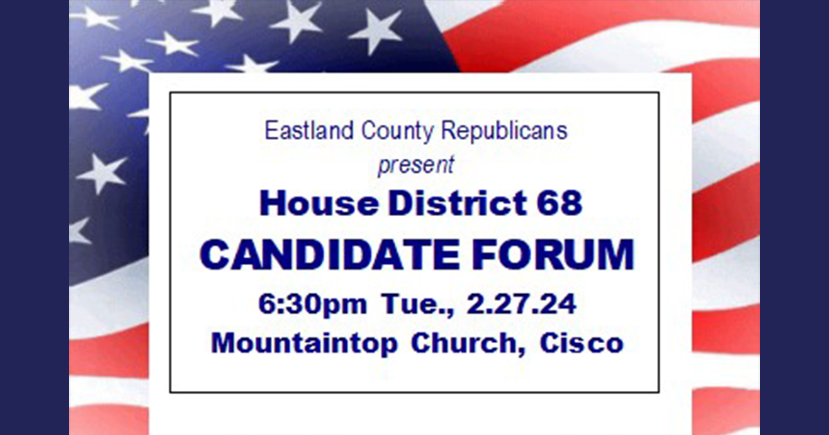 Republican Primary HD 68 Candidate Forum - Microplex News