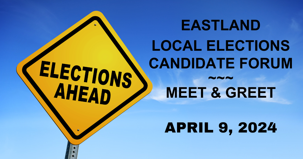 Eastland Local Elections Candidate Forum - Microplex News