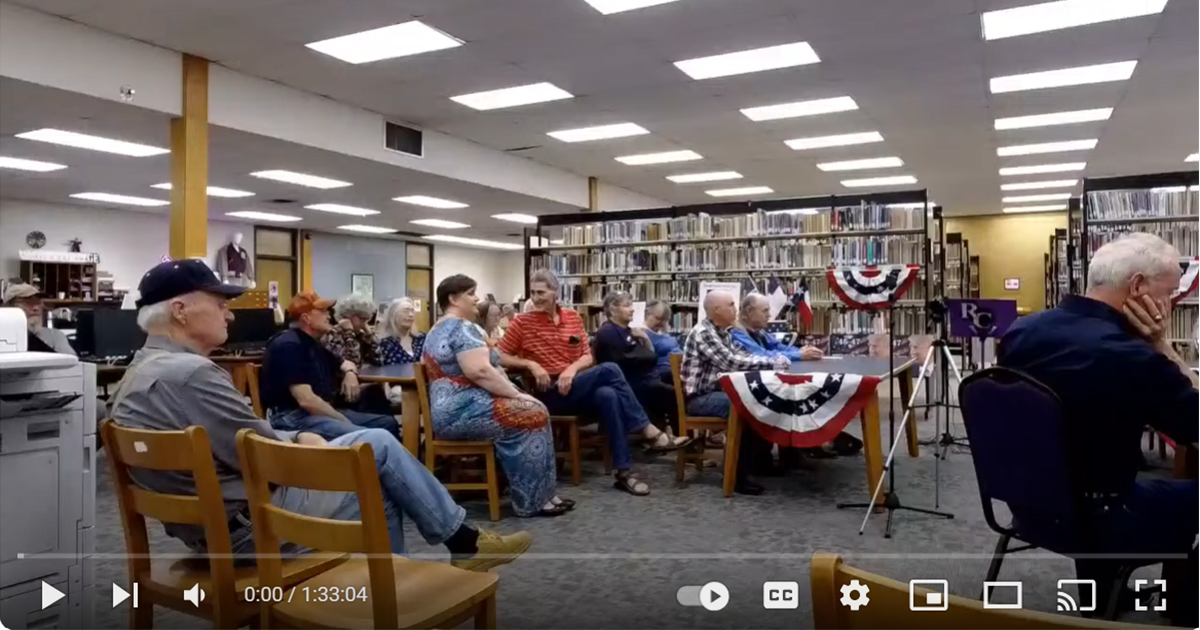 Live Stream of the Ranger Candidate Forum April 16 - Microplex News